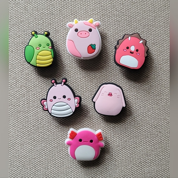 Squishmallows | Shoes | Squishmallows Jibbitz Croc Shoe Charms 6pk ...